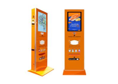 China Auto Face Mask Vending Machine Surgical Mask Vending Machine With Temperature Measurement Camera for sale
