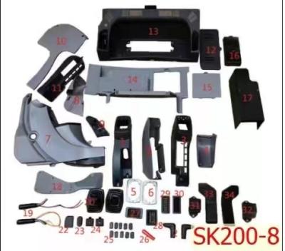 Cina Komatsu PC200-8 PC300-8 Parts Excavator Interno completo Pannelli di rifinitura in vendita