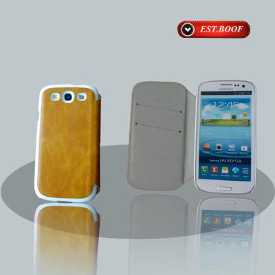 Китай Случаи телефона галактики Samsung кожи Pu сублимации тонкие с функцией сна сальто продается