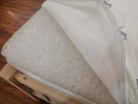 China Standard Crib Size White Removable Crib Mattress for sale
