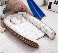 China Breathable Cotton Multi Purpose Crib Nest Solid For Nursery for sale