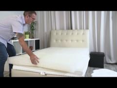 Size Mattress Thick抗菌性の通気性の空気繊維POE王10cm