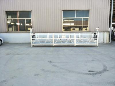 China Aluminium ZLP630 6m safety lock suspended platform,  construction gondola for sale