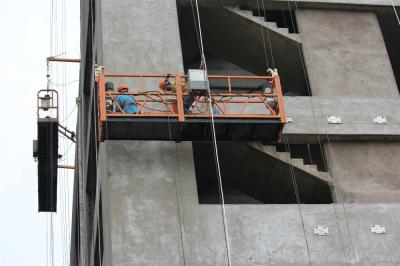 China Philippines external cleaning hoist temporary suspended platform gondola for sale