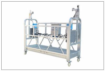 China Aluminium ZLP630 6m safety lock suspended platform, malaysia gondola for sale