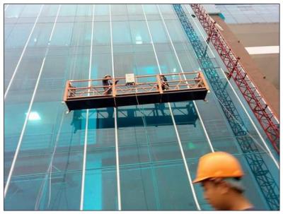China 7.5 meters 800kg India  steel suspended rope platform for building maintenance for sale