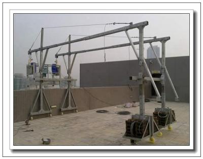 China ZLP800 aluminium electric hoist suspended window cleaning platform for sale