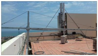 China Electric hoist 380V building cleaning suspended platform in Indonesia for sale