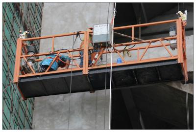 China Painting steel 7.5 meters motorized temporary gondola ZLP800 in Philippines for sale