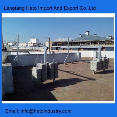 China Electric hoist scaffolding ZLP800 suspended platform for building maintenance for sale