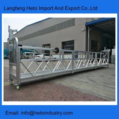 China Electric hoist motor ZLP800 suspended rope platform for building maintenance for sale