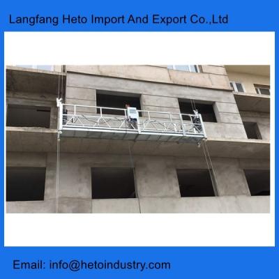 China Building cleaning ZLP series temporary suspended platform for sale for sale