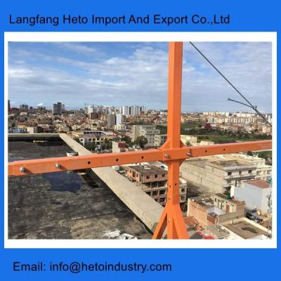 China ZLP800 electric rope lifting cradle building cleaning aluminium suspended platform for construction for sale