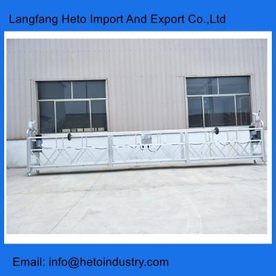 China Building maintenance cleaning 6 meters 630kg aluminium temporary gondola with good quality for sale