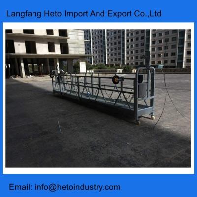 China Philippines aluminium ZLP800 temporary gondola facade painting building maitenance unit for sale