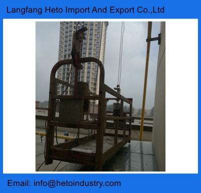 China Philippines aluminium ZLP800 temporary gondola working platform building maintenance unit for sale