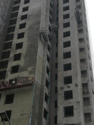 China Aluminium ZLP630 wire rope screw type end stirrup powered suspended platform for sale