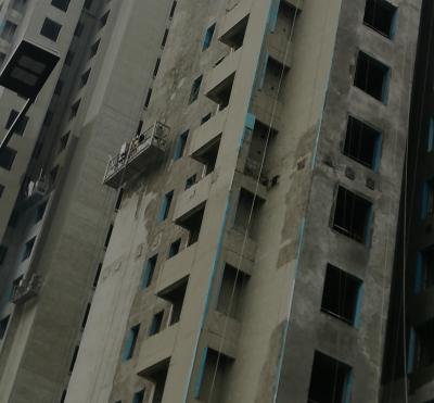 China ZLP630 galvanized steel temporary suspended platform system with parapet clamp for sale