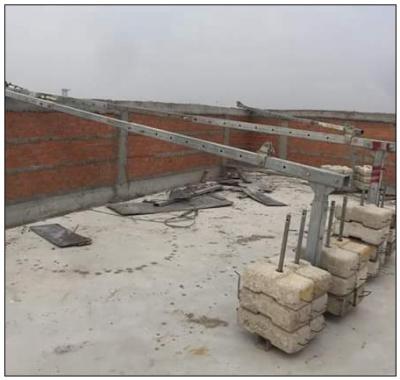 China Aluminium 6 meters 630kg ZLP630 suspended access platform for building cleaning for sale