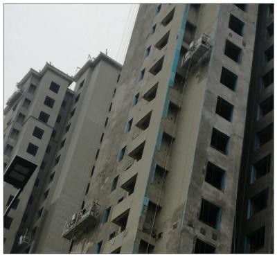 China Indonesia 6 meters 630kg ZLP630 temporary suspended platform for BMU for sale