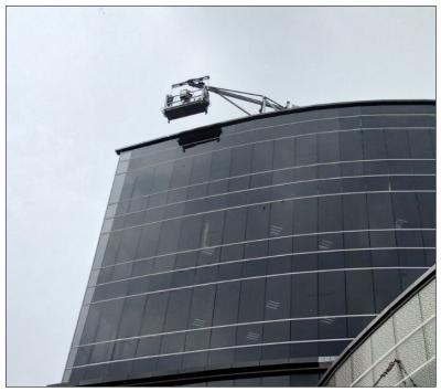 China Indonesia temporary suspended platform aluminium motoried gondola ZLP800 for sale