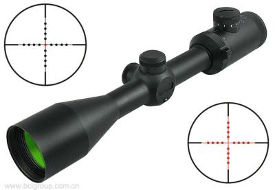 China optics sniper riflescope 6 - 24×44mm IR illuminated  long eye relief riflescope for sale