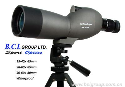 China High Definition Spotting Scope 20-60x65mm 20-60x80mm Fully Multi - coated monoculars for sale