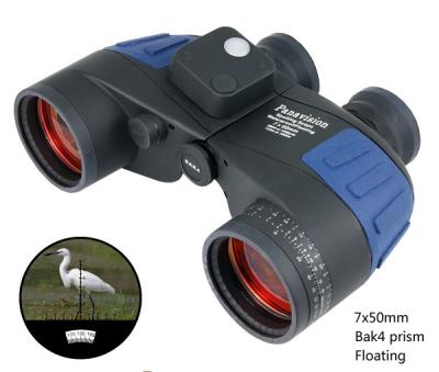 China Floating marine binoculars and compass 7x50 rangefinder binoculars waterproof binoculars for sale