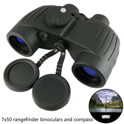 China bak4 7x50 waterproof  binoculars and compass 7x50mm marine waterproof binoculars for sale