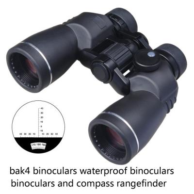 China blue 7x30 waterproof binoculars and compass 10x42 rangefinder marine waterproof binoculars for sale