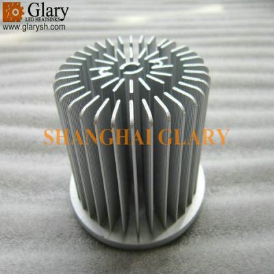 China GLR-PF-072060-2 72mm Round Cold Forging AL1070 LED Radiator for sale
