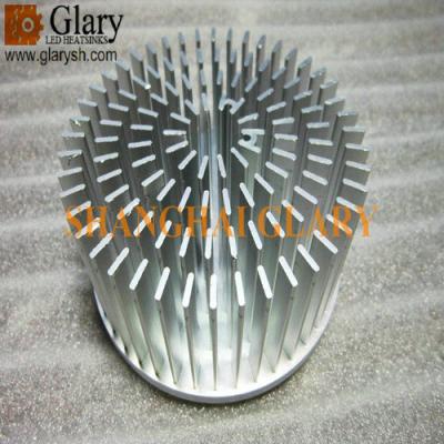 China GLR-PF-092045 92mm Round Cold Forging AL1070 LED Heatsinks for sale