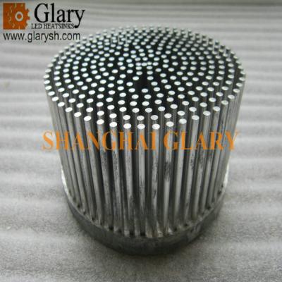 China GLR-PF-112050 112mm Round Cold Forging AL1070 Pin Fin LED Cooler for sale
