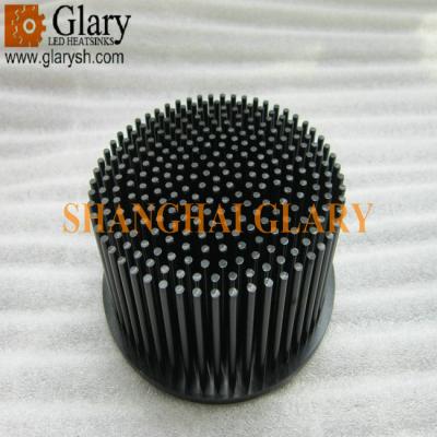China GLR-PF-117050 117mm Round Cold Forging AL1070 Pin Fin LED Cooler for sale