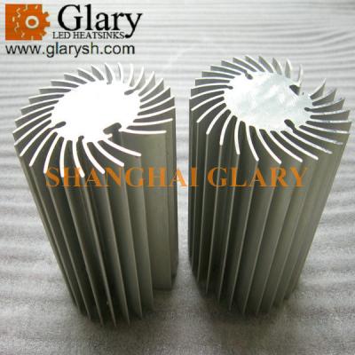 China GLR-HS-1425 70mm AL6063 Extruded Profiles LED Heat Exchange, Heatsink for sale