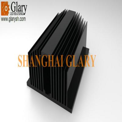 China GLR-CHS-128 115mm LED Street Light Heatsink, Aluminum Extruded Profiles for sale