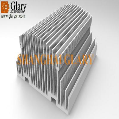 China GLR-SL-011 172mm AL6063 Extrusion Profiles LED Street Light Radiator, Heatsink, Cooler for sale