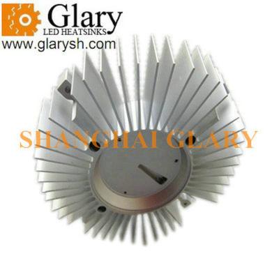 China GLR-HS-439 172mm CNC machined LED Cooling, Aluminum Extruded Profiles LED Heatsink for sale