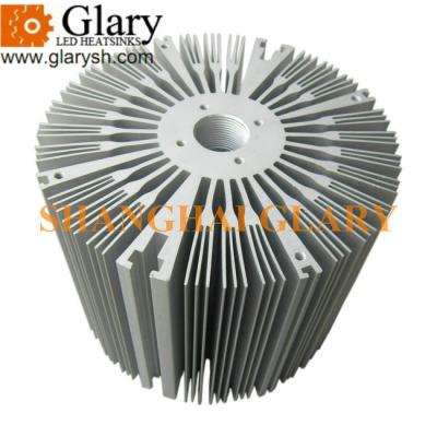 China GLR-HS-269 171mm Round Machined LED Cooler, AL6063 Profiles LED Marine Light Heatsink for sale