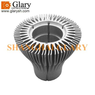 China GLR-HS-135 60mm Machined LED Spot Lamp Cooling, AL6063 LED Heatsink,Cooler for sale