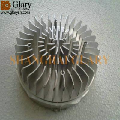 China GLR-PF-100030 100mm 18W cold forging pure aluminum 1070 led heatsink for sale