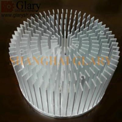 China GLR-PF-113050 113mm 30W round cold forging AL1070 led heatsink for sale