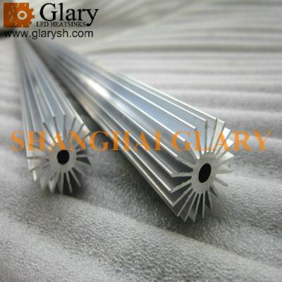 China GLR-HS-464 26mm round aluminum extrusion profiles, led cooler for sale