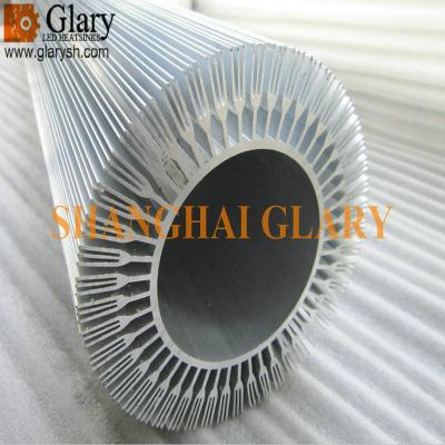 China GLR-HS-036 137mm circular aluminum extrusion profile led heatsinks,led cooler for sale