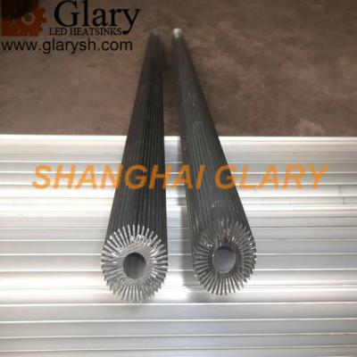 China GLR-HS-589 40mm round aluminum extrusion profile heatsink, led radiator for sale