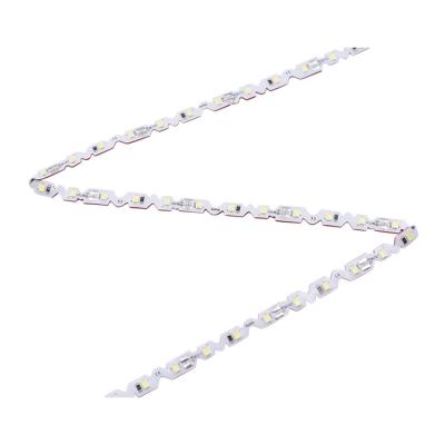 China S Shape Led Strip Zigzag RGB Led Tape Ribbon Strip Light For Advertising Signs Free Twistable for sale