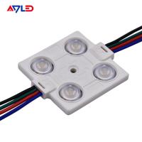 China RGB LED Module Lights 12V 1.44W 4 SMD 5050 Waterproof Modulo Modul For LED Advertisement Sign for sale