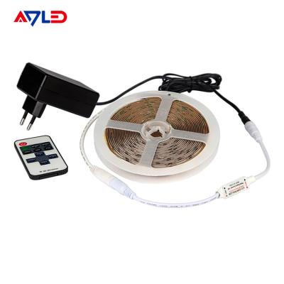 中国 UL 柔軟なLEDストライプ 有名なチップ 24V 超薄型シリコン 10mm PCBボード IP20 528 コブ LEDライト 販売のため