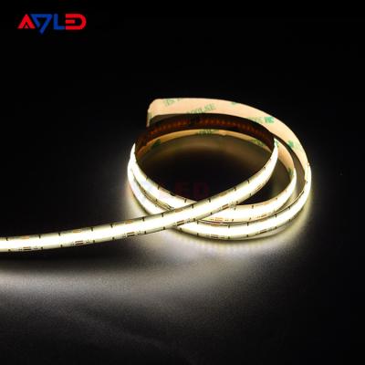 China High-Density DC24V Dotless Liner LED Tunable CCT (2700K-6500K) COB 640Leds Strip Light Low Voltage Tape Light for sale