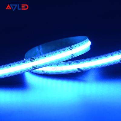 Cina COB 840 LED RGB CCT Led Strip 16W/M Alta luminosità senza punti Nastro colorato FOB LED per decorazioni interne in vendita